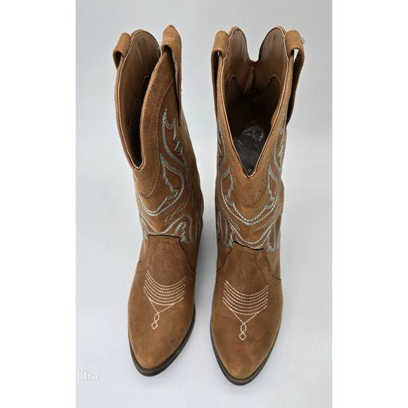 Sugar | Shoes | Sugar Tammy Brown Faux Leather Western Boots ...